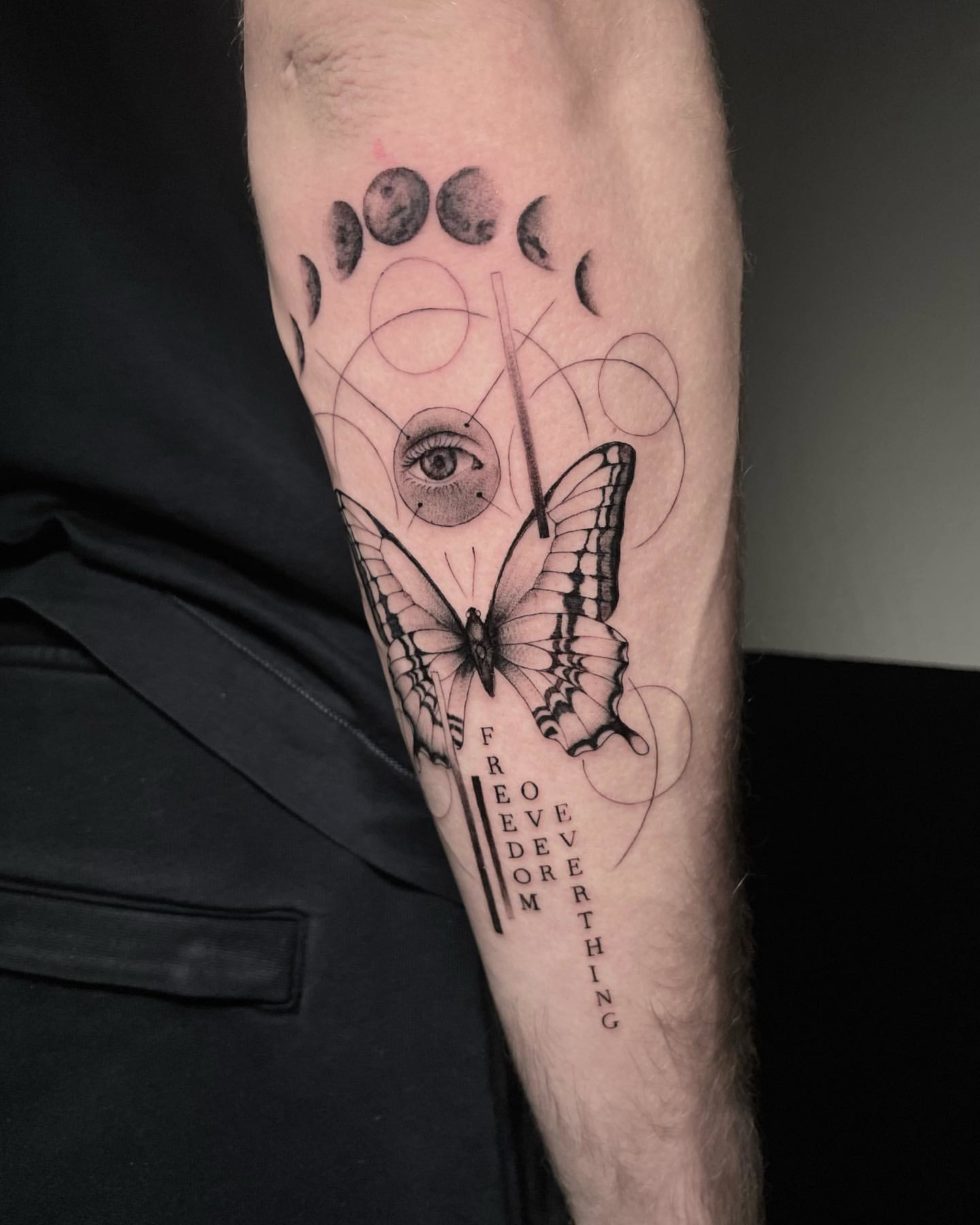 40 Awesome Butterfly Tattoo Ideas for MEN in 2024
