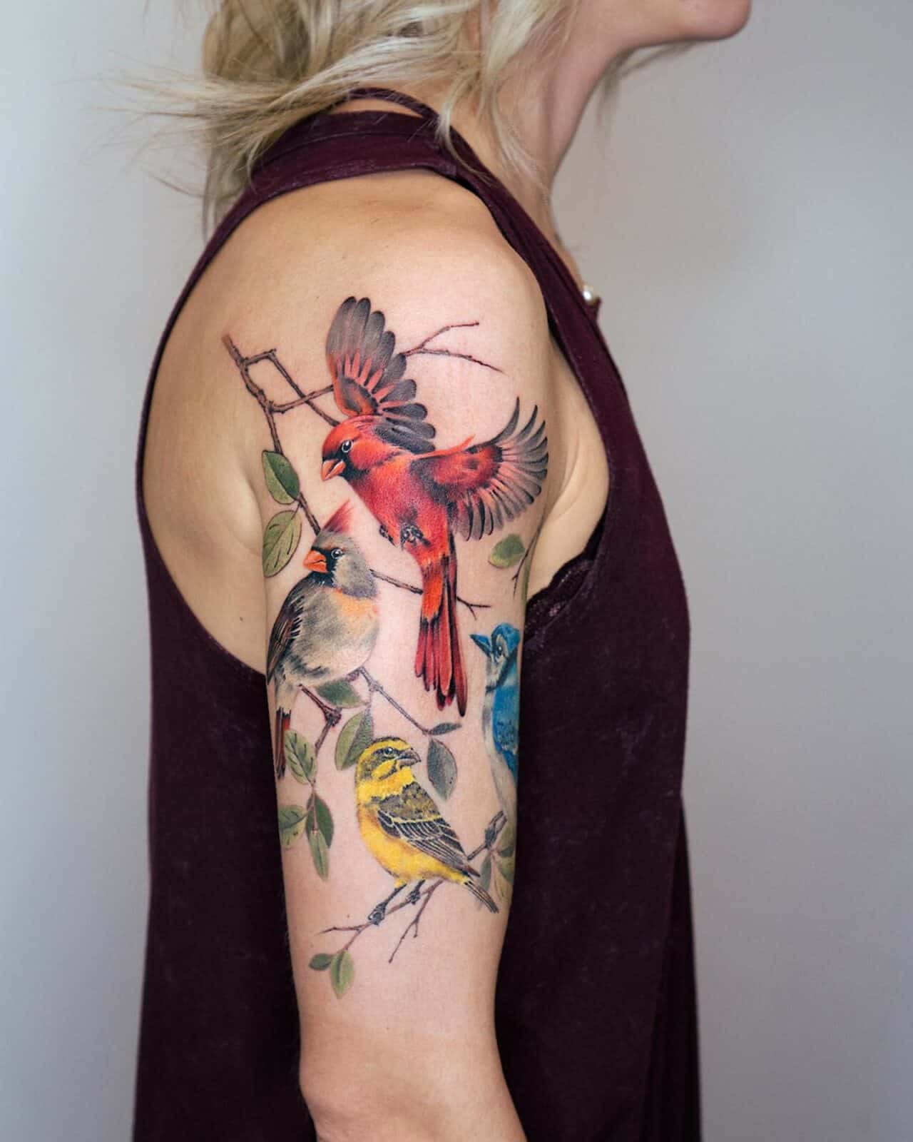 50 Cool Cardinal Tattoo Ideas for Men & Women in 2024