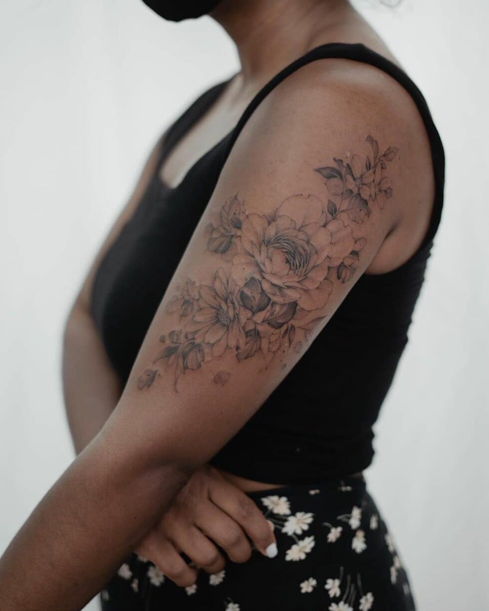 33 Beautiful Tattoo Ideas for People With Darker Skin (Black Skin/Brown ...