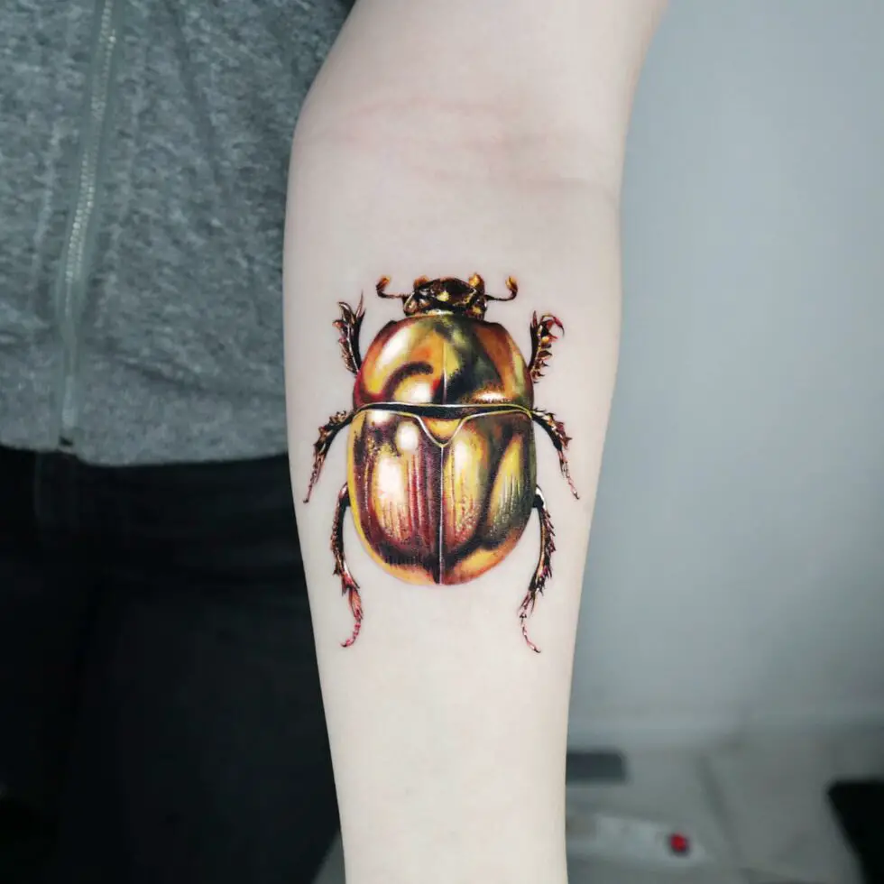 32 Eyecatching Beetle Tattoo Ideas for Men & Women in 2024