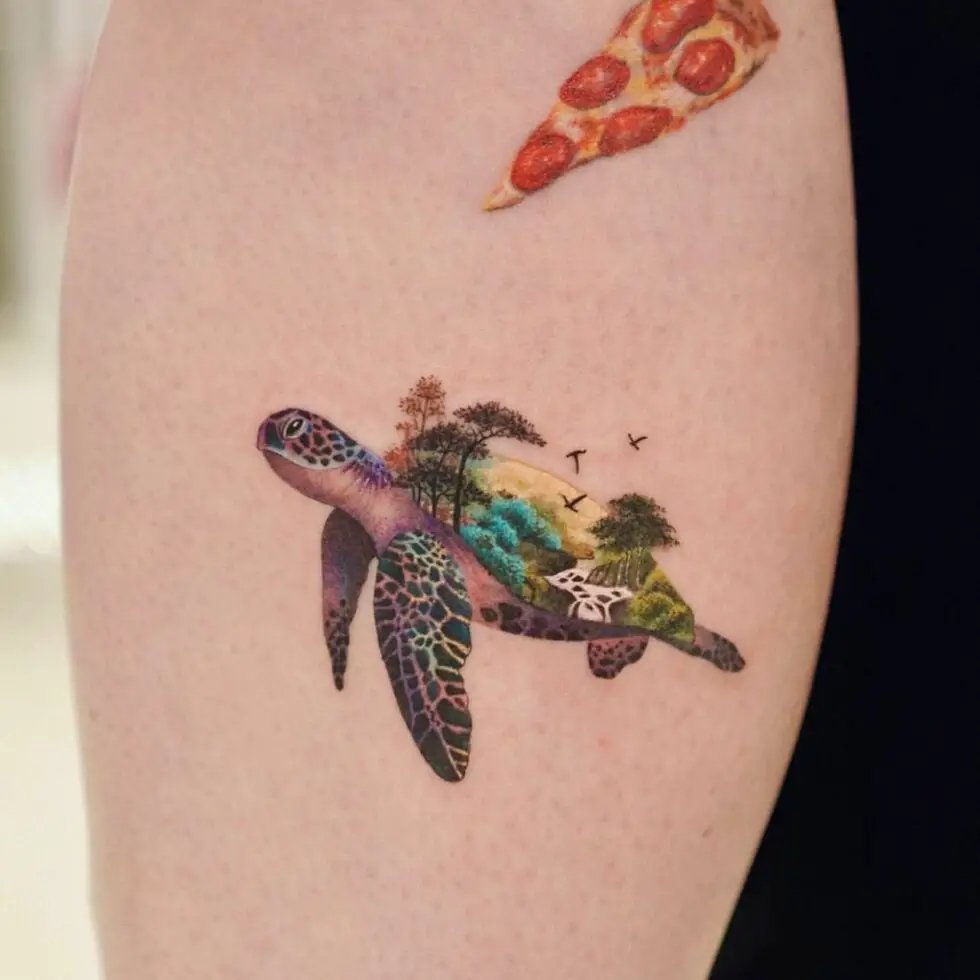 Turtle Power: 30 Sea Turtle Tattoo Ideas for Women & Men in 2024