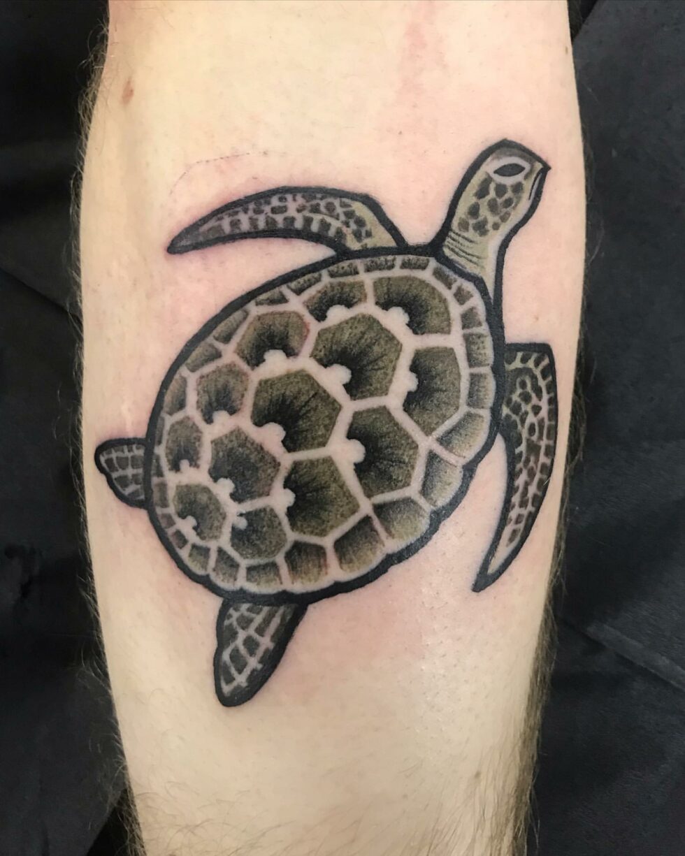 Turtle Power: 30 Sea Turtle Tattoo Ideas for Women & Men in 2024