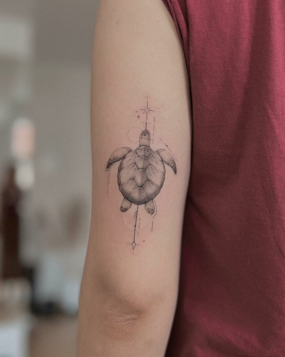 Turtle Power: 30 Sea Turtle Tattoo Ideas for Women & Men in 2024