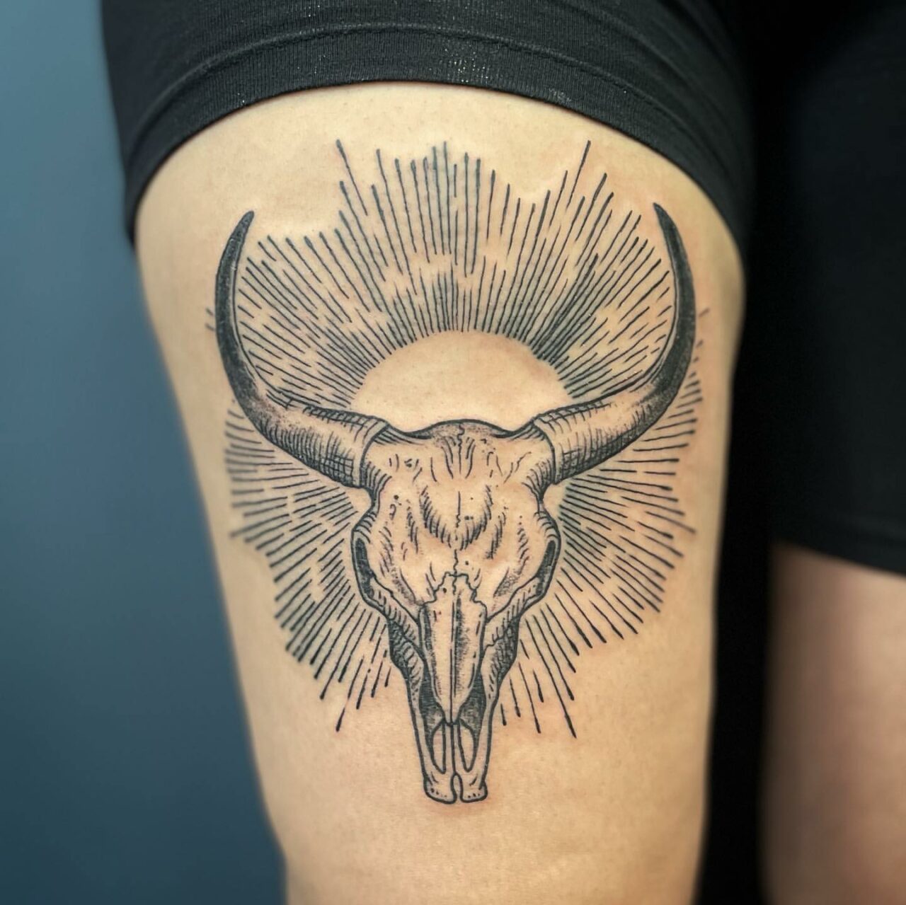 25 Powerful Bull Skull Tattoo Ideas for Men & Women in 2024