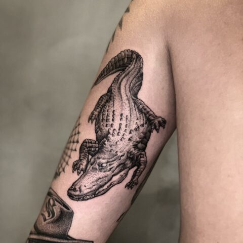 28 Awesome Alligator Tattoo Ideas for Men & Women in 2024
