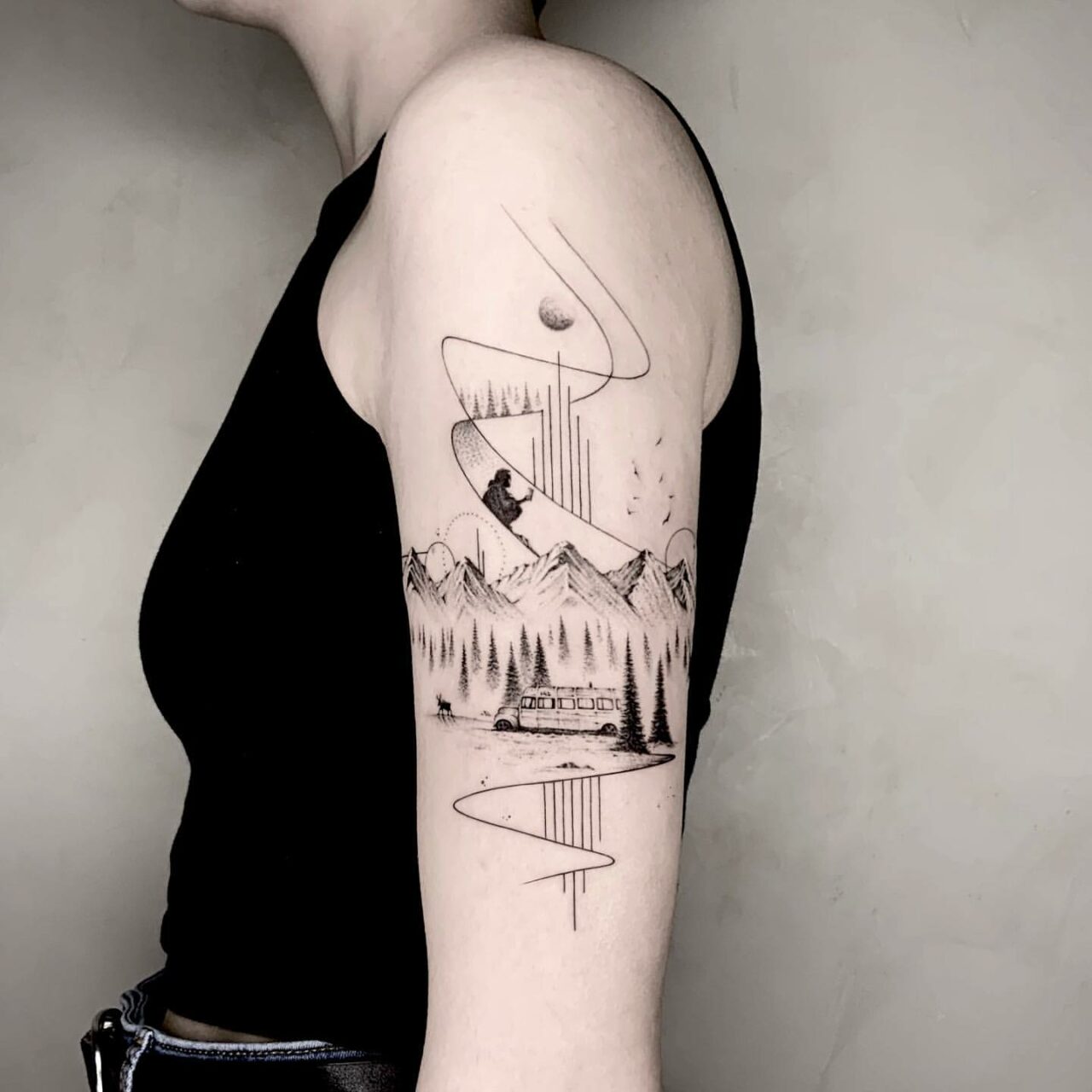 34 Magnificent Mountain Tattoo Ideas for Men & Women in 2024