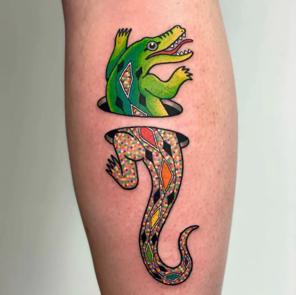 28 Awesome Alligator Tattoo Ideas for Men & Women in 2024