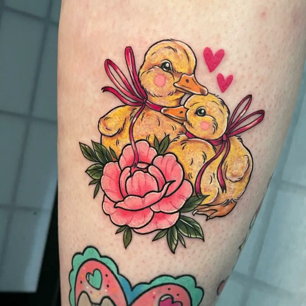 30 Delightful Duck Tattoo Ideas for Men & Women in 2024