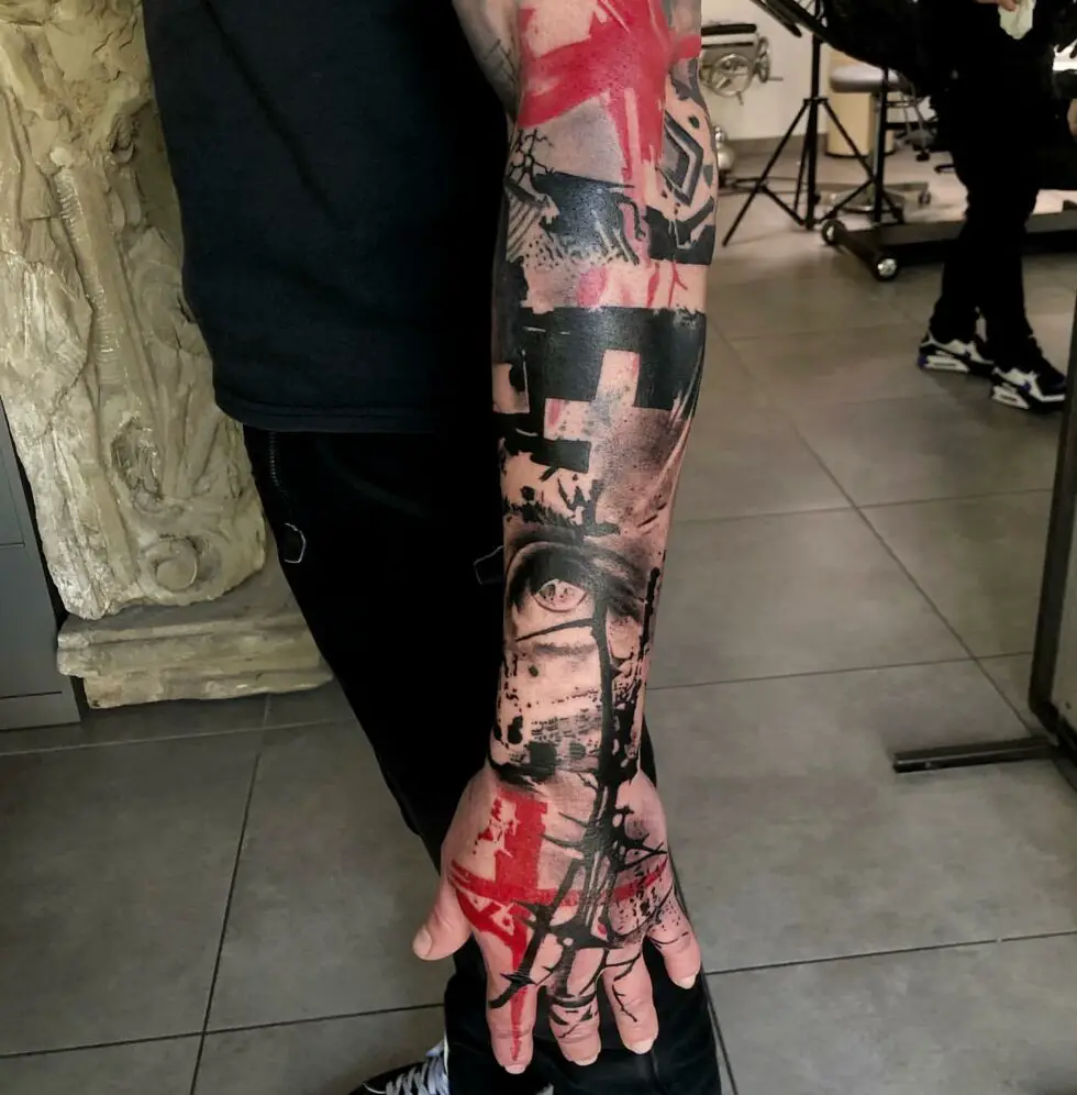 21 Killer Trash Polka Tattoo Ideas for Men & Women in 2023