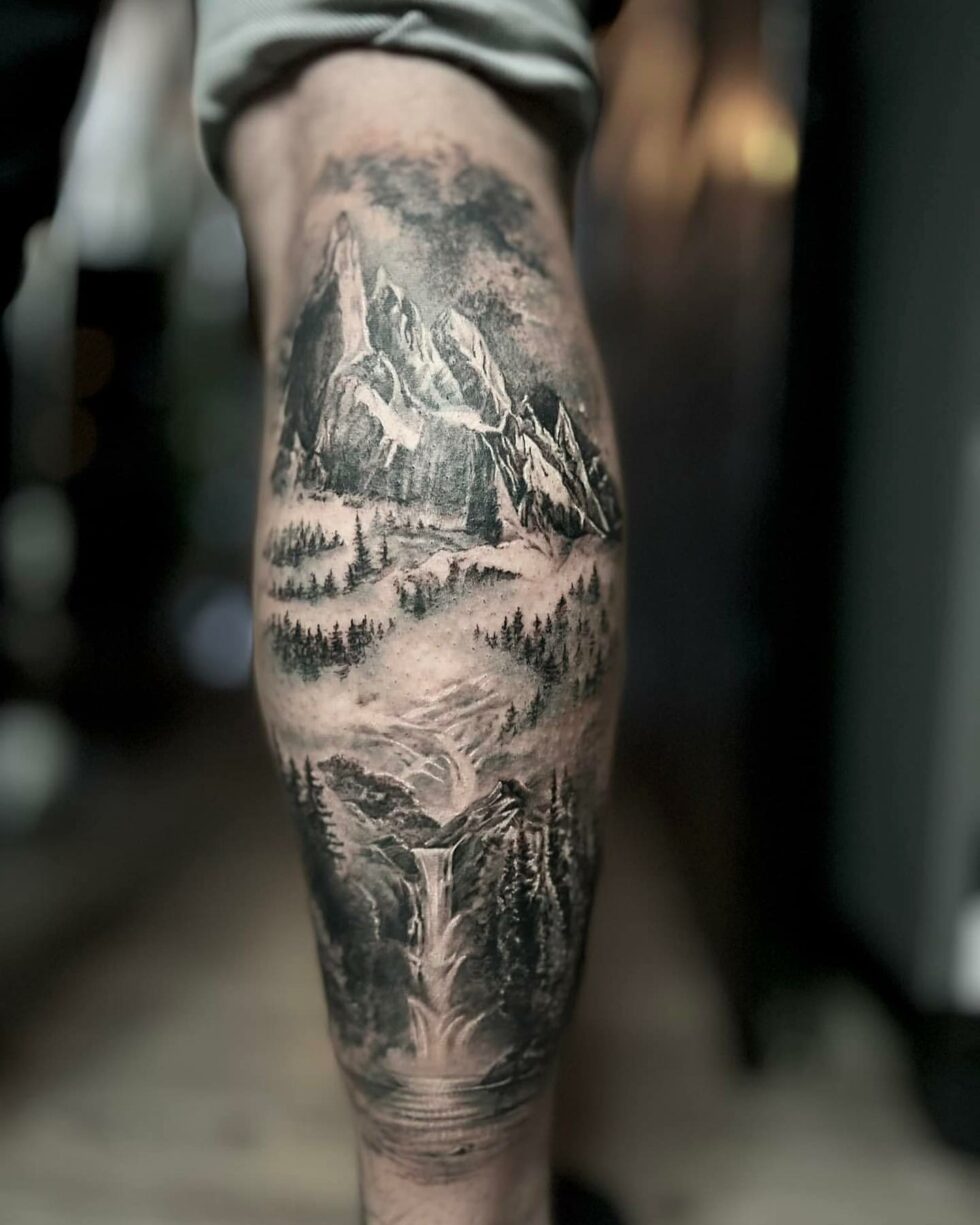 34 Magnificent Mountain Tattoo Ideas for Men & Women in 2024