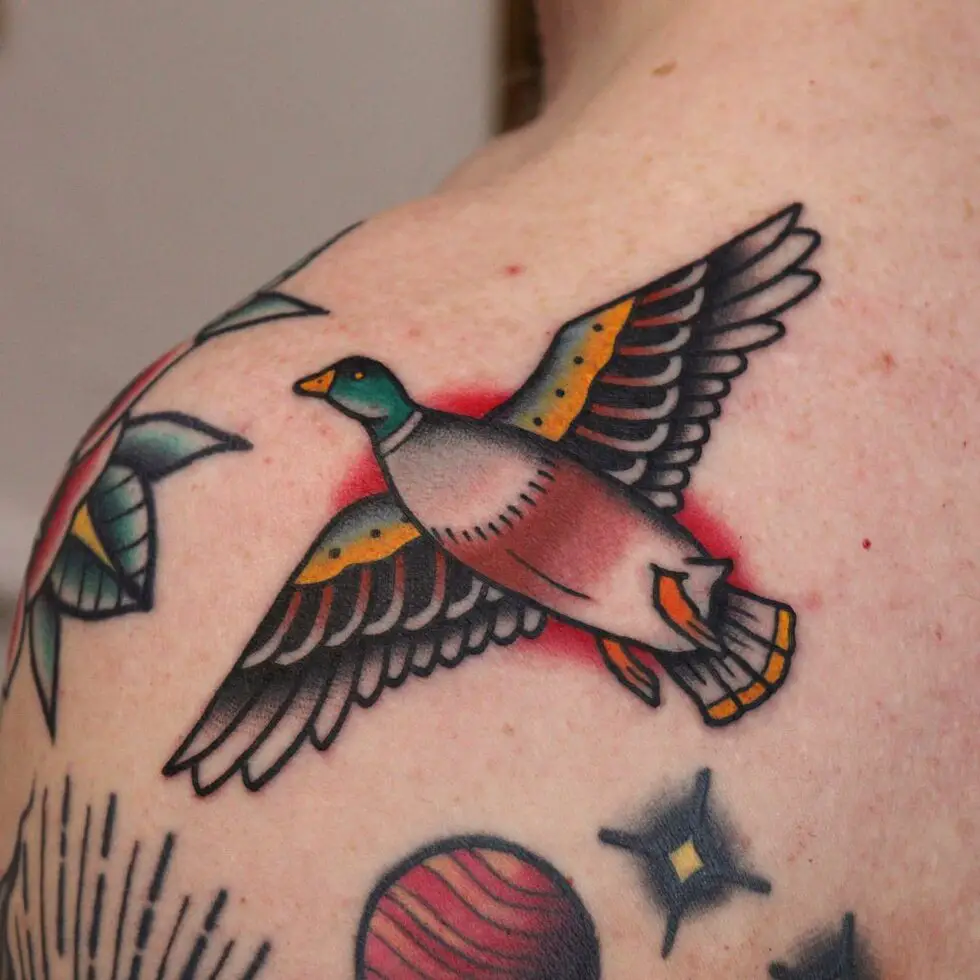 30 Delightful Duck Tattoo Ideas for Men & Women in 2024