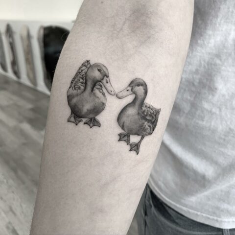 30 Delightful Duck Tattoo Ideas for Men & Women in 2024