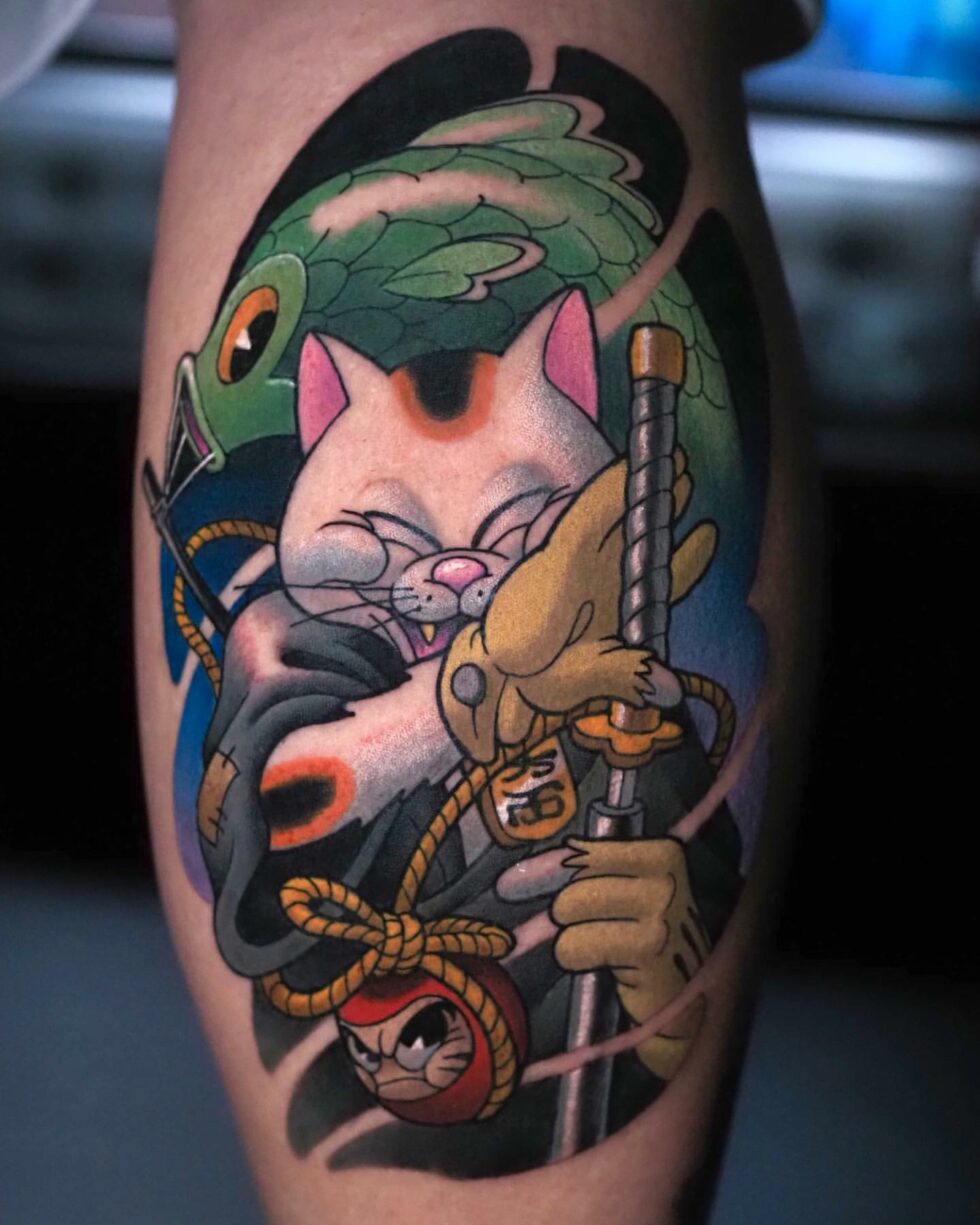 33 Tantalizing New School Tattoo Ideas for Men & Women in 2024