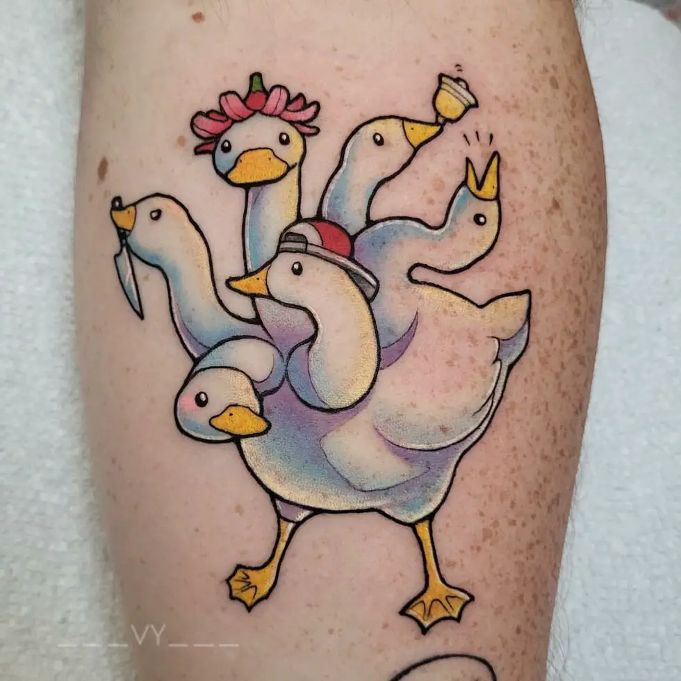 30 Delightful Duck Tattoo Ideas for Men & Women in 2024
