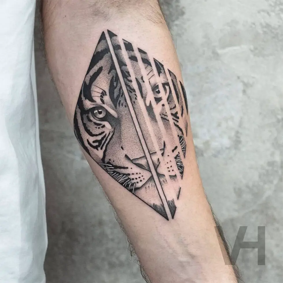 20 Lovely Negative Space Tattoo Ideas for Men & Women in 2023