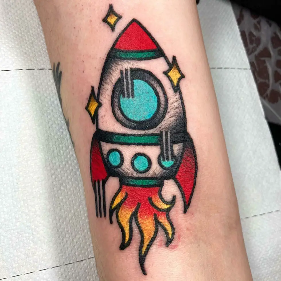 25 Exciting New Spaceship Tattoo Ideas for Men & Women in 2023
