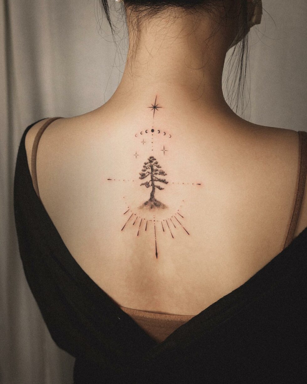 20 Stunning Pine Tree Tattoo Ideas for Men & Women in 2024