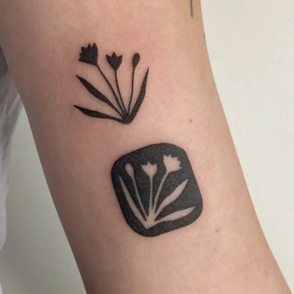 20 Lovely Negative Space Tattoo Ideas for Men & Women in 2023