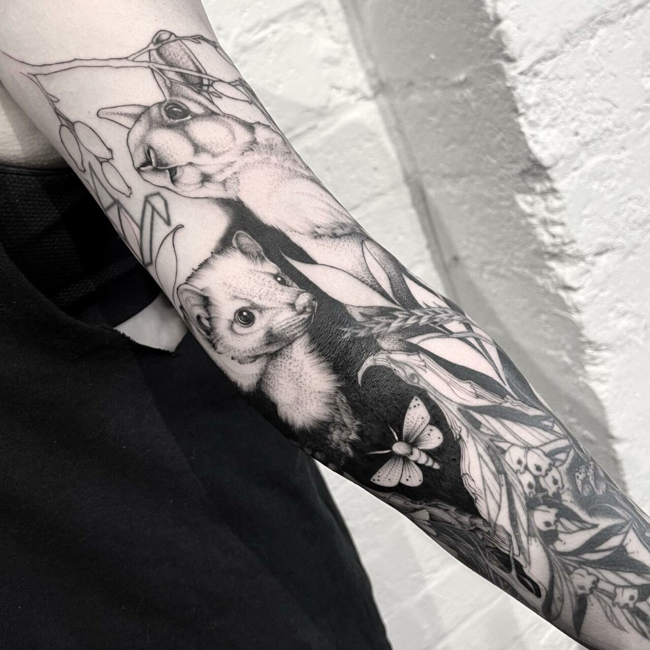 20 Lovely Negative Space Tattoo Ideas for Men & Women in 2023