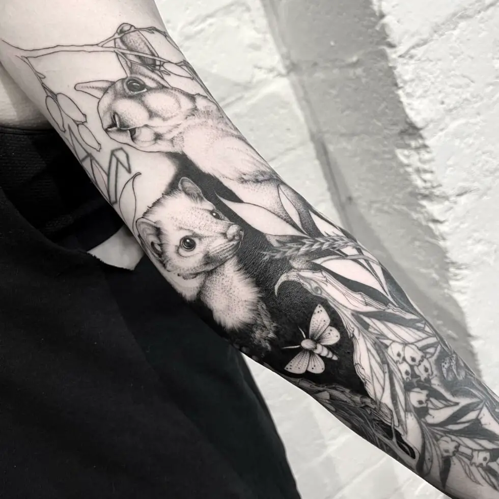 20 Lovely Negative Space Tattoo Ideas for Men & Women in 2023