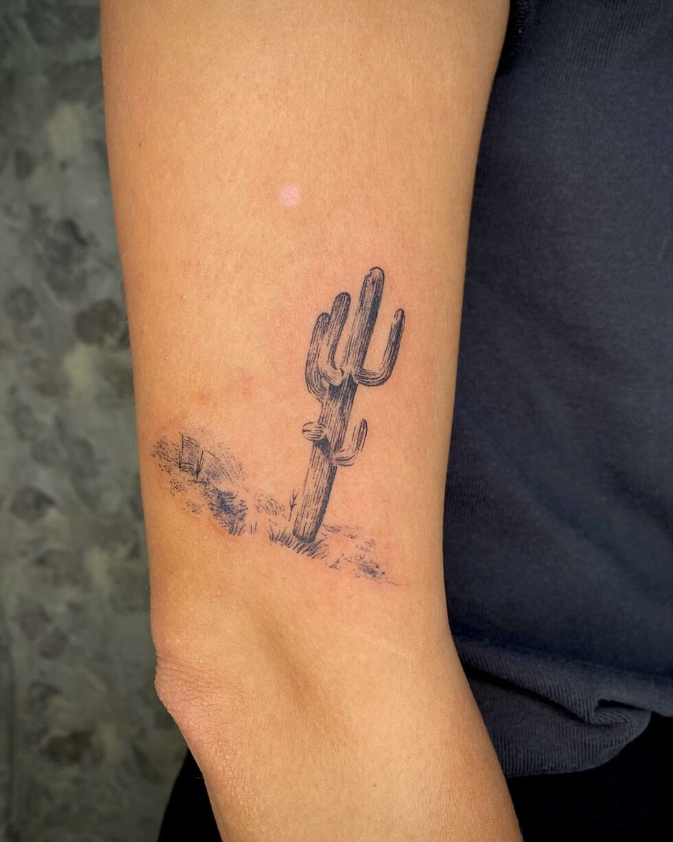 29 Cool Cactus Tattoo Ideas for Men & Women in 2024