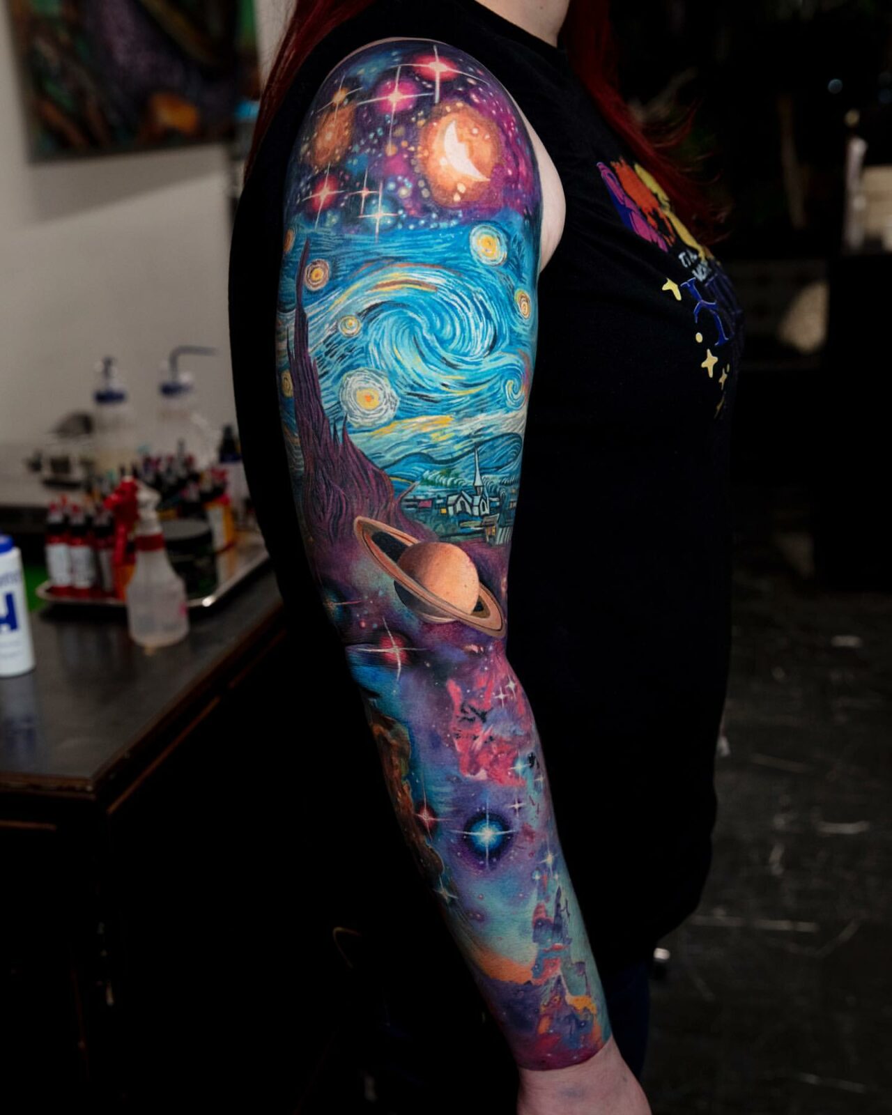 30+ Mesmerizing Galaxy Tattoo Ideas for Men & Women in 2024