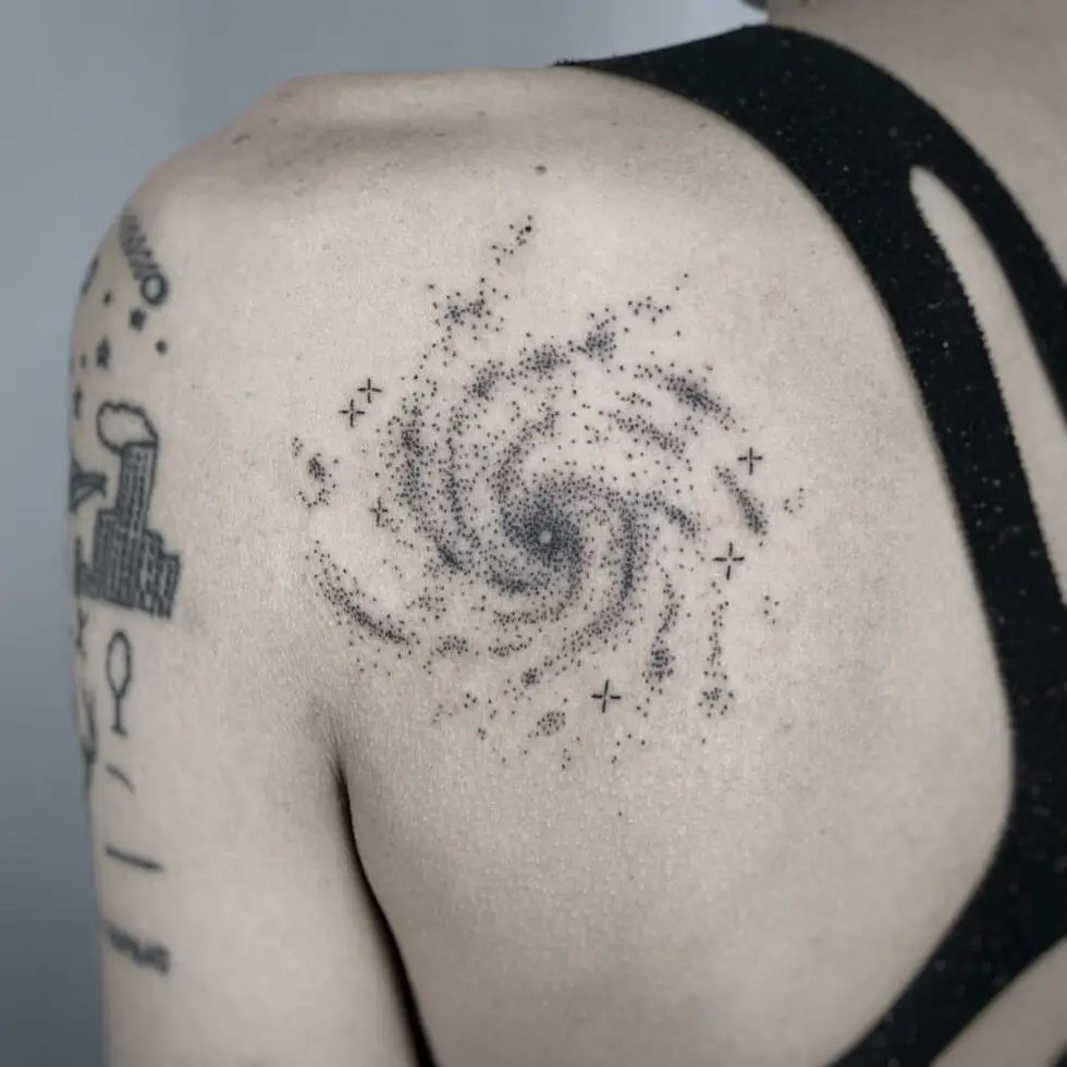 30+ Mesmerizing Galaxy Tattoo Ideas for Men & Women in 2024