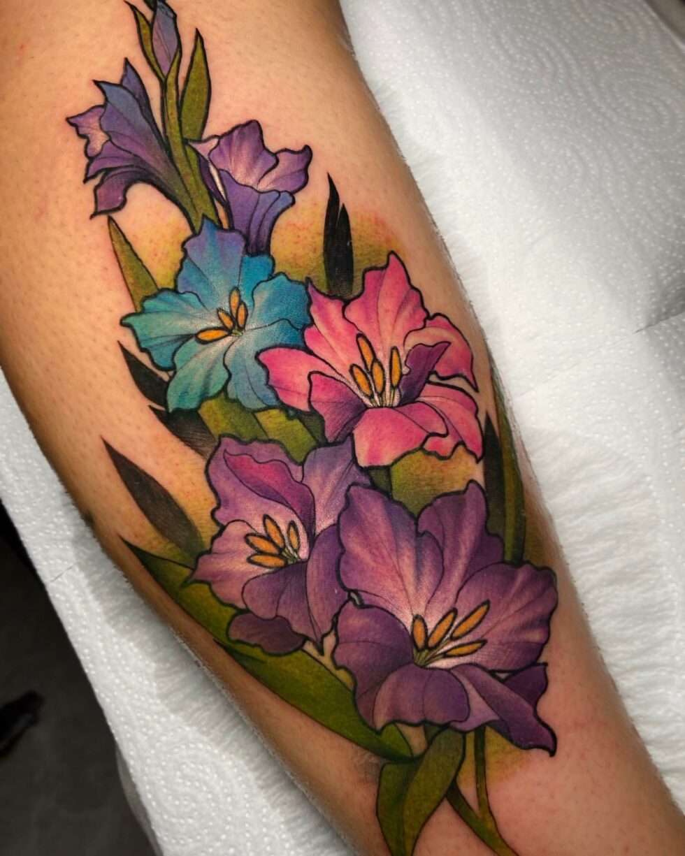 25 Incredible Gladiolus Tattoo Ideas to Inspire You in 2024
