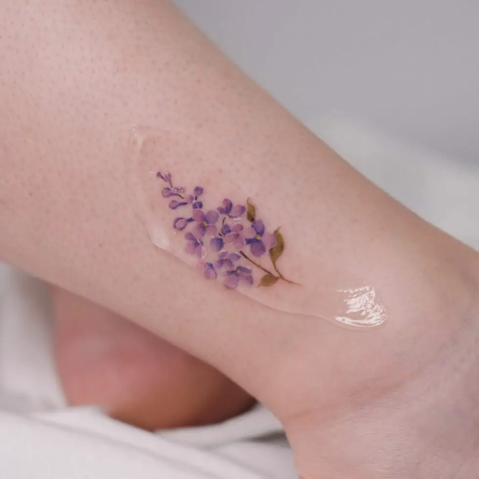 33 Gorgeous Lilac Tattoo Ideas to Inspire You in 2024