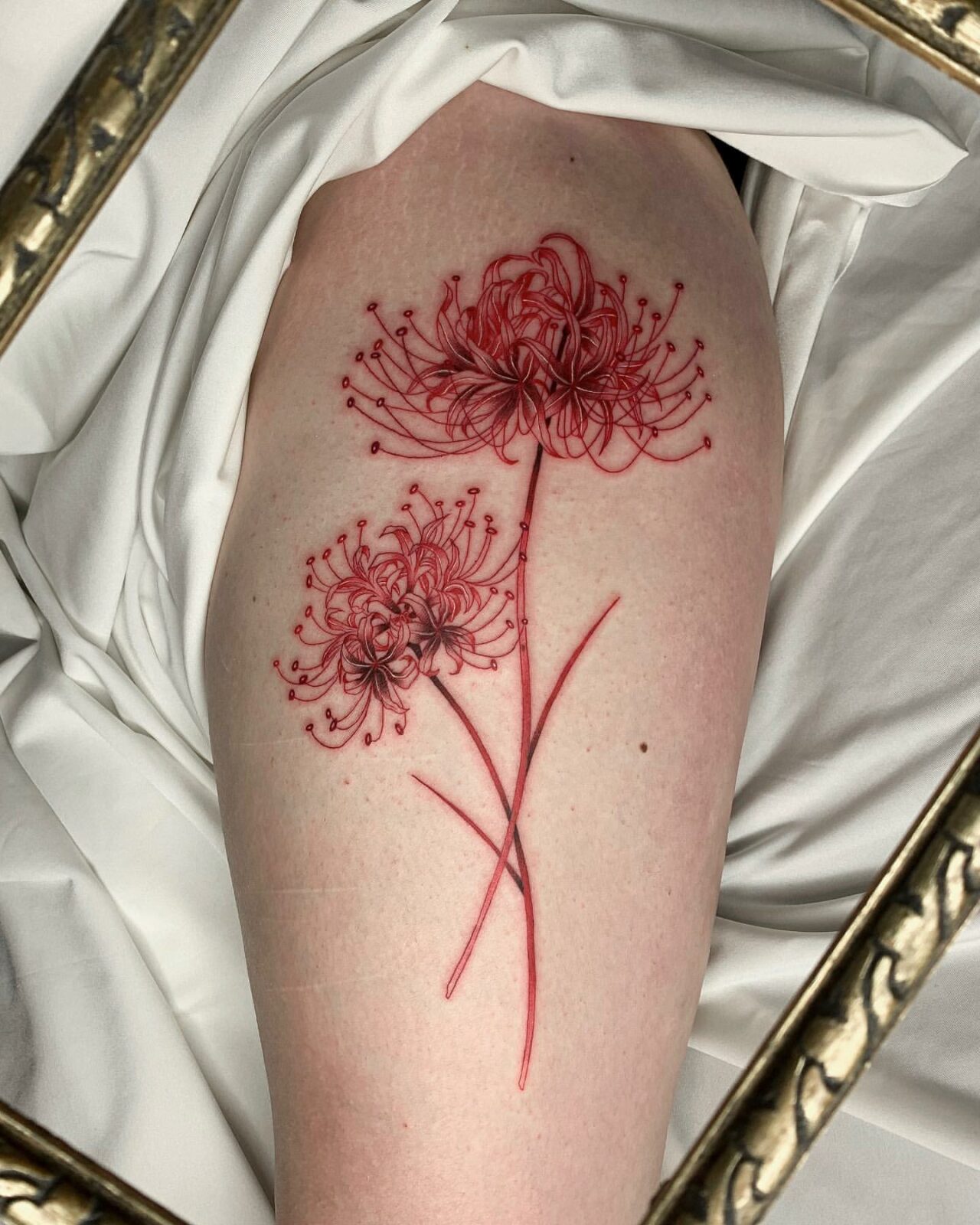 34 Spider Lily Tattoo Ideas to Inspire You in 2023