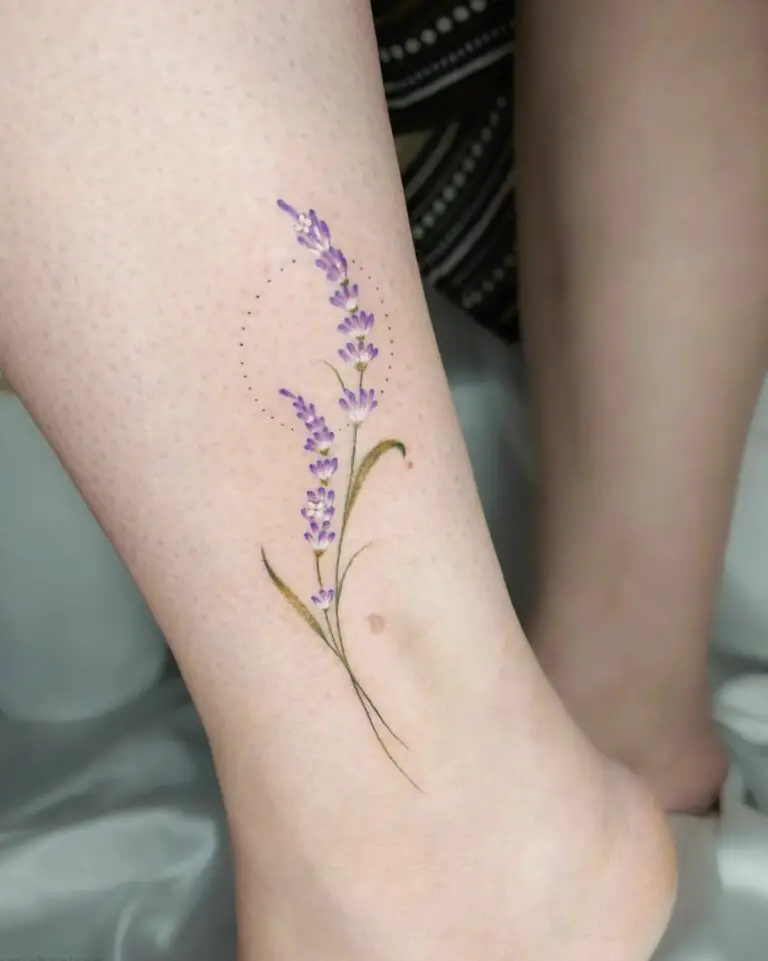 26 Lovely Lavender Tattoo Ideas to Inspire You in 2023