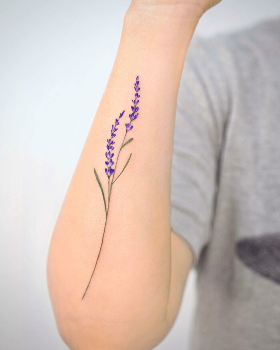 26 Lovely Lavender Tattoo Ideas to Inspire You in 2024
