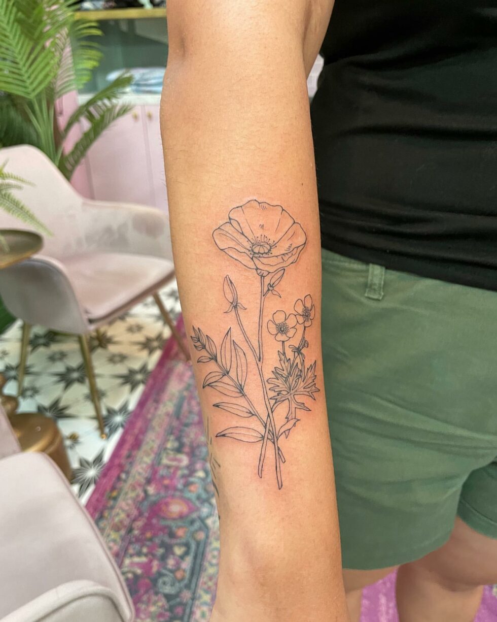 33 Lovely Poppy Tattoo Ideas for Men & Women in 2024