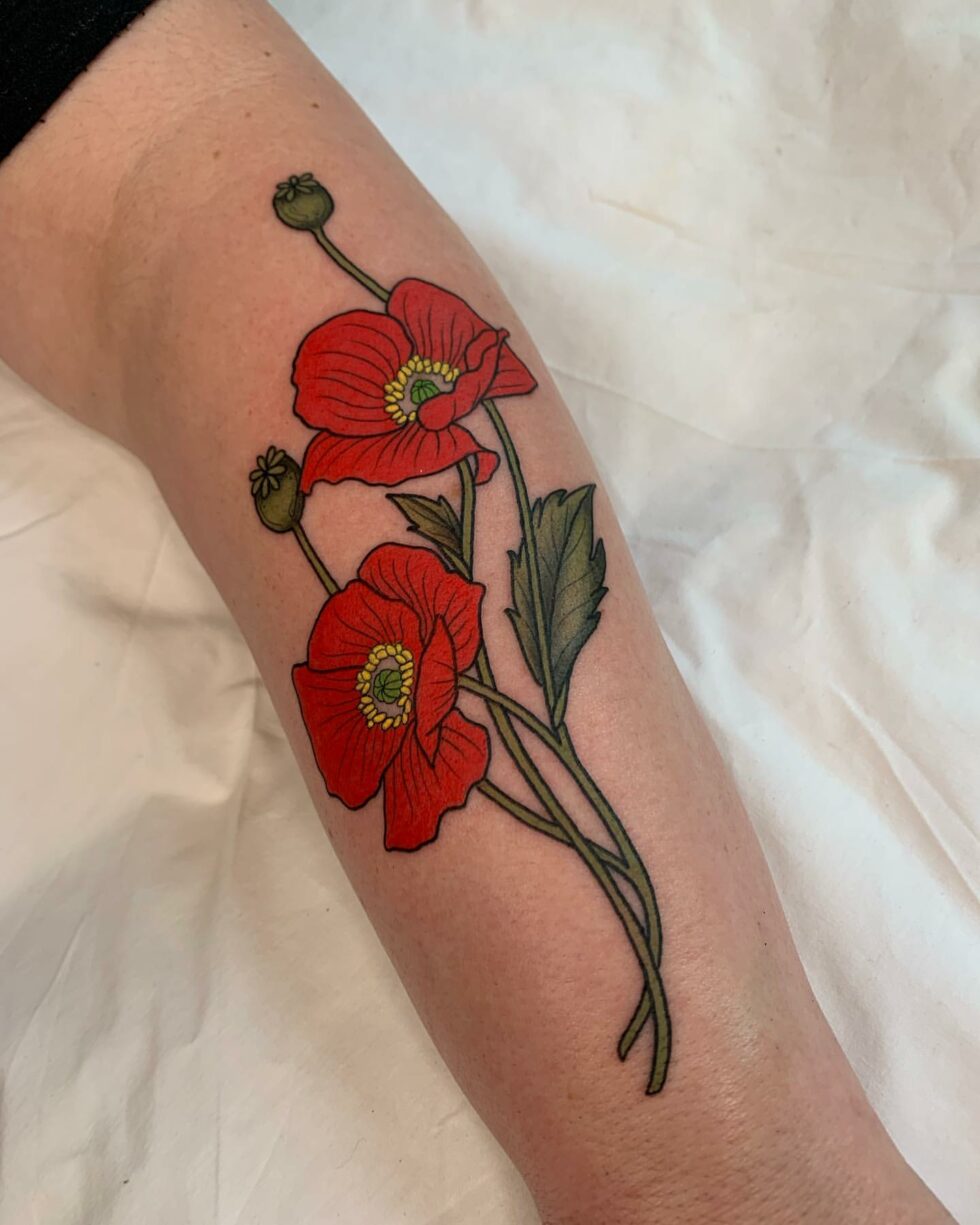 33 Lovely Poppy Tattoo Ideas for Men & Women in 2024