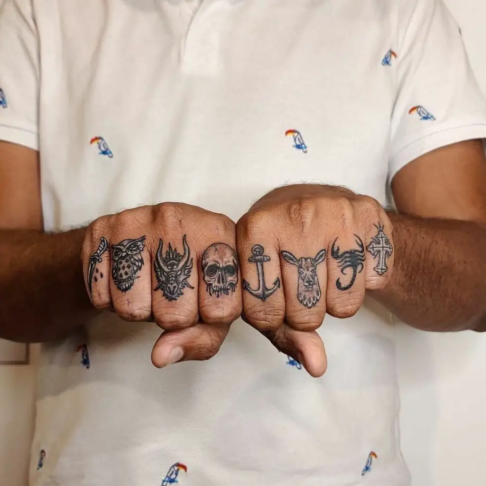 32 Amazing Knuckle Tattoo Ideas for Men & Women in 2024