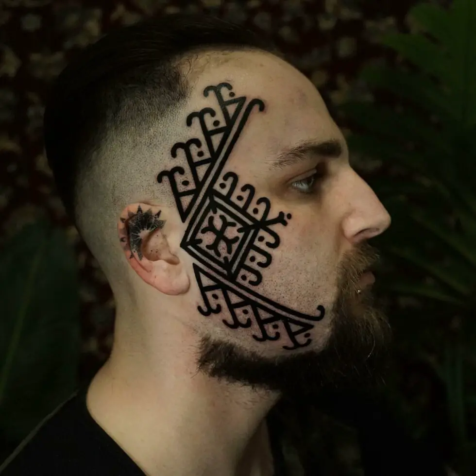 33 Phenomenal Face Tattoo Ideas for Women & Men in 2023