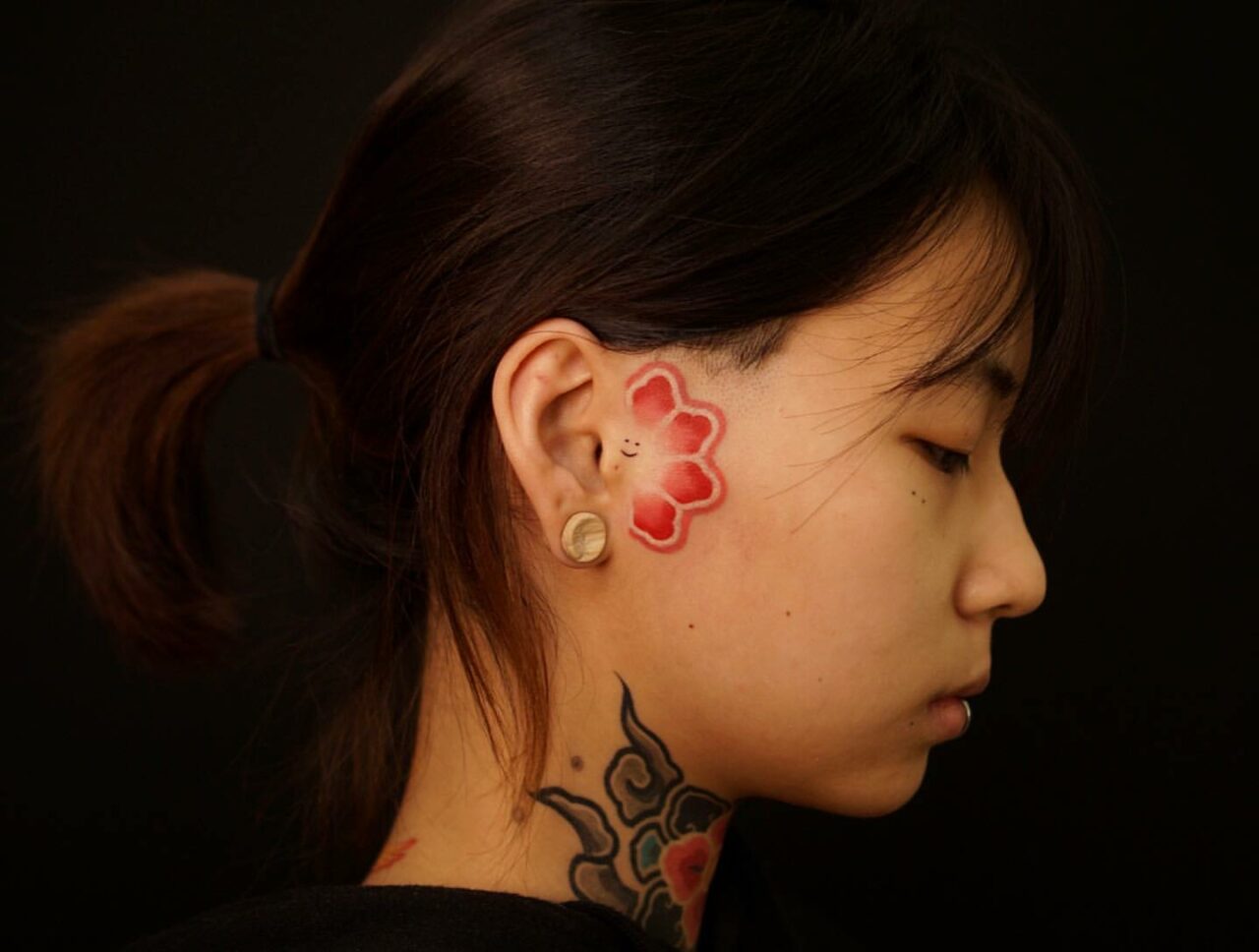33 Stunning & Creative Face Tattoos for Women in 2024