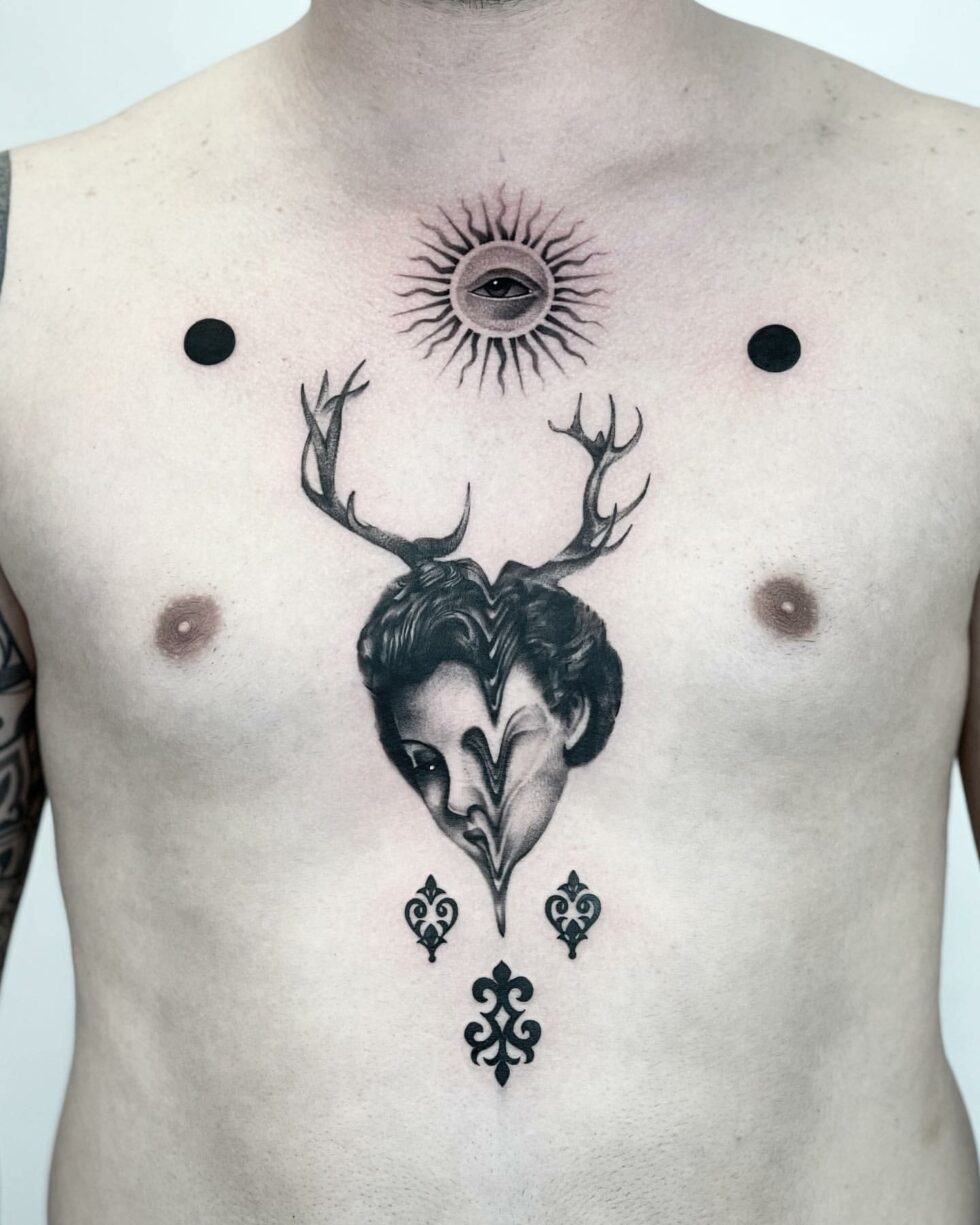 38 Incredible Chest Tattoo Ideas for Everyone in 2023