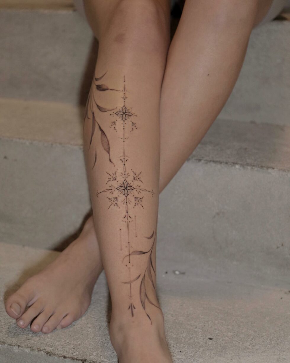 34 Trendsetting Shin Tattoo Ideas for Men & Women in 2024