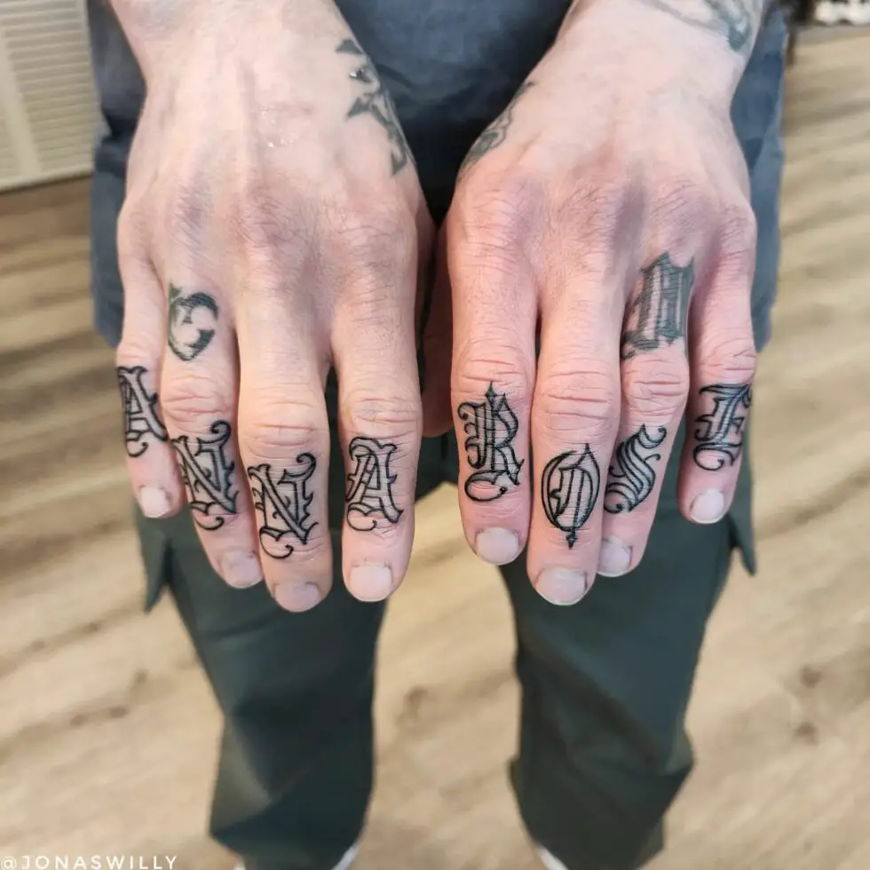 32 Amazing Knuckle Tattoo Ideas for Men & Women in 2024