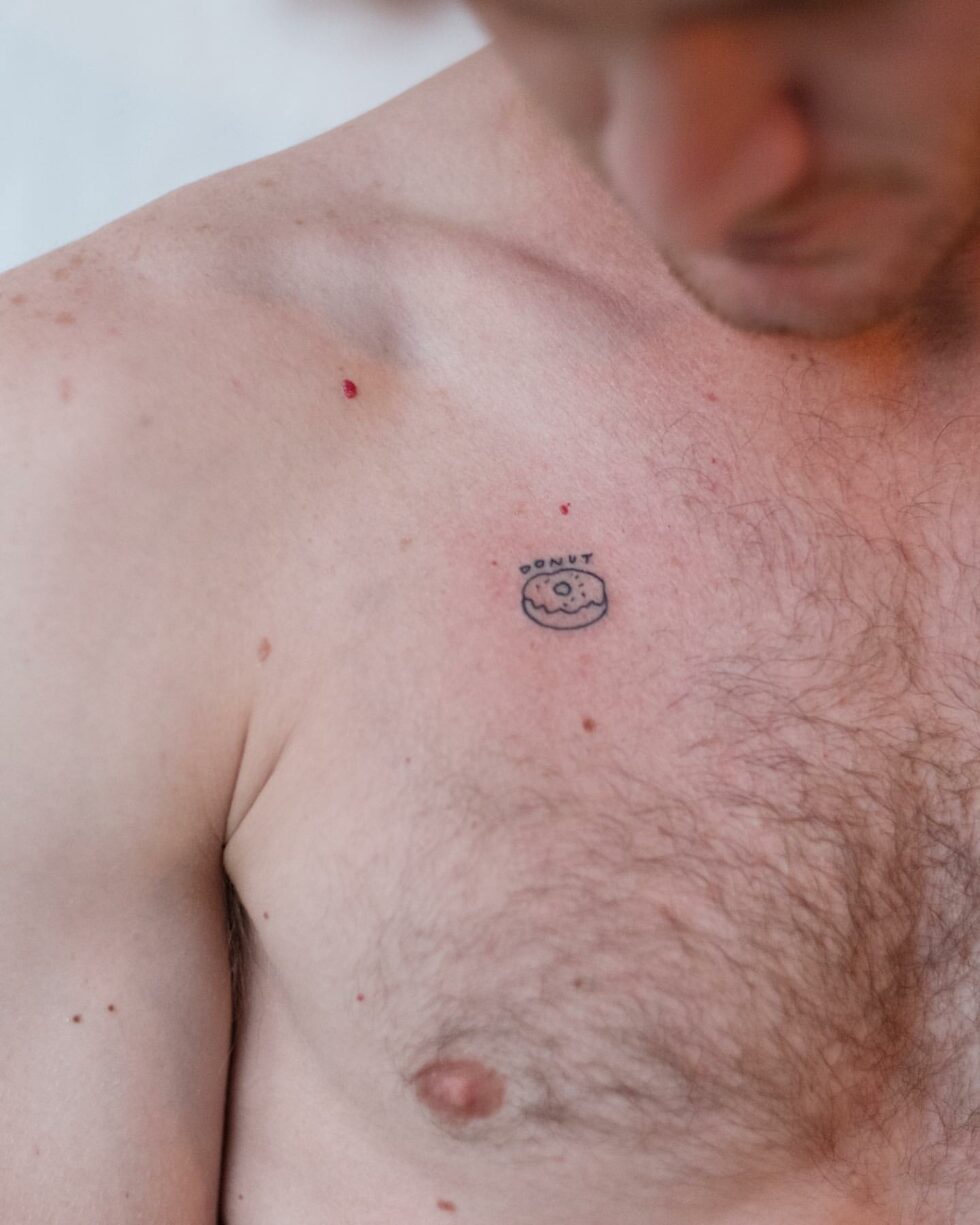 32 Stunning Small Chest Tattoos for Men in 2023