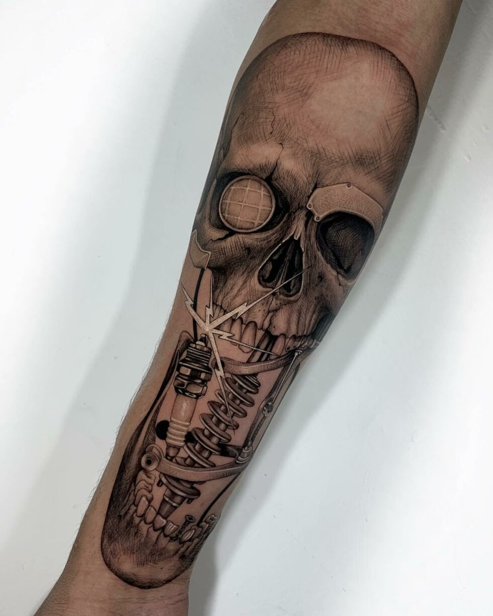 34 Captivating Skull Tattoos for Men in 2024
