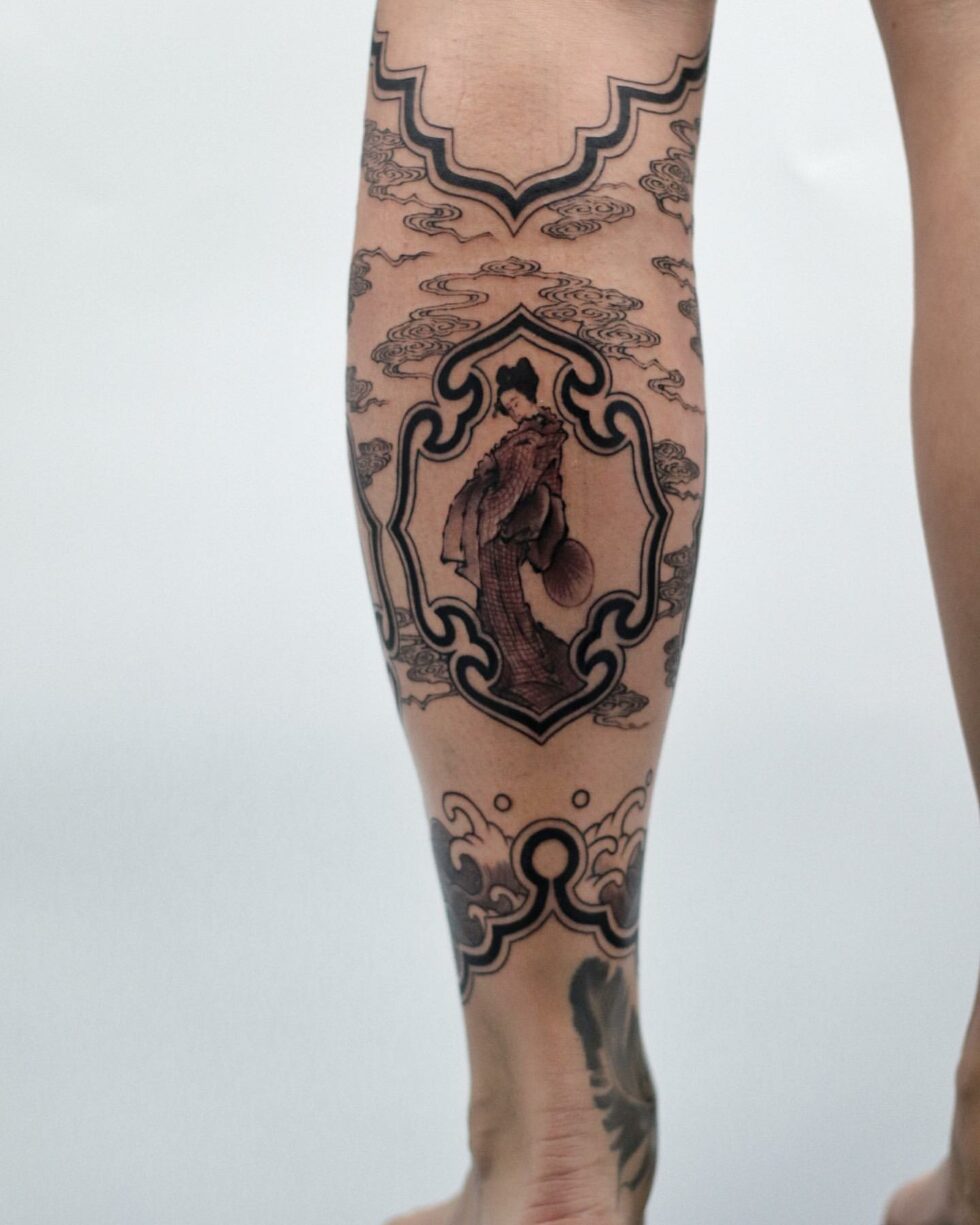 33 Awesome Calf Tattoos for Men in 2023