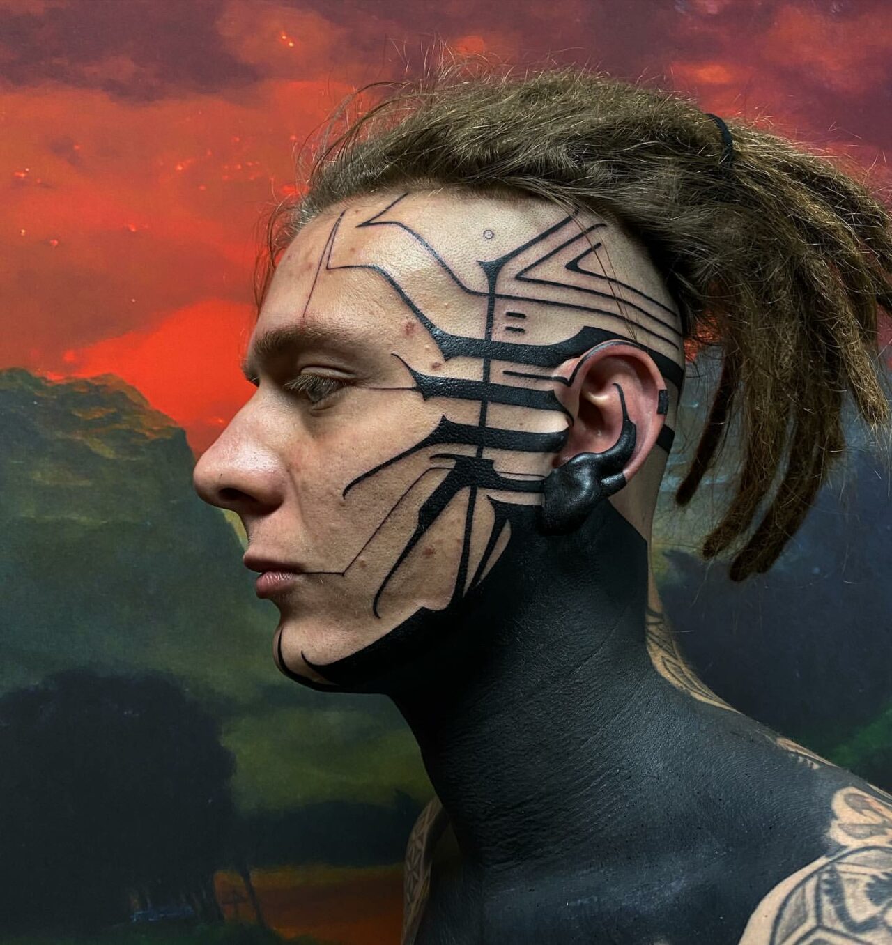 32 Fantastic Face Tattoos for Men in 2023