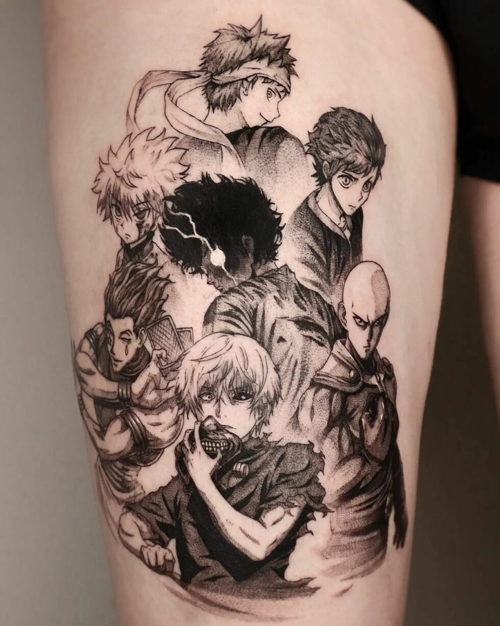 32 Awesome Anime Tattoo Ideas for Men and Women in 2024