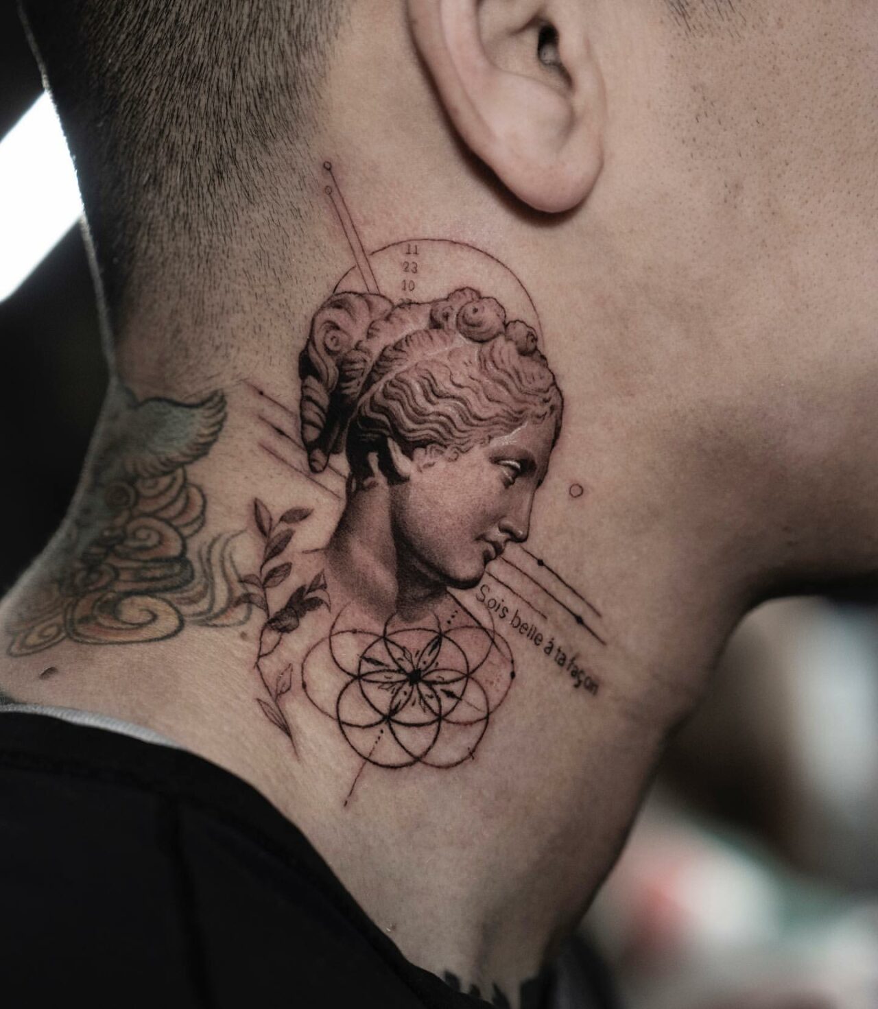 32 Captivating Neck Tattoos For Men In 2023