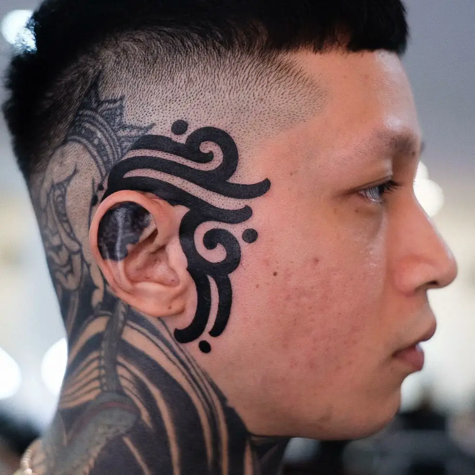 32 Fantastic Face Tattoos for Men in 2023