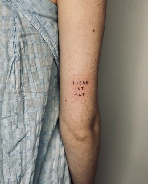 34 Captivating Script Tattoo Ideas for Women & Men in 2024