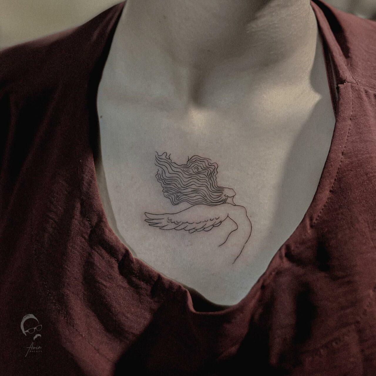 32 Stunning Small Chest Tattoos for Men in 2023
