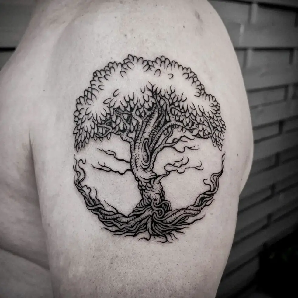32 Exceptional Tree Tattoos for Men in 2023